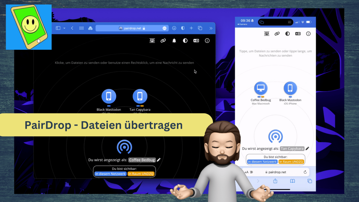 PairDrop – Alternative für Airdrop funktioniert mit allen ...