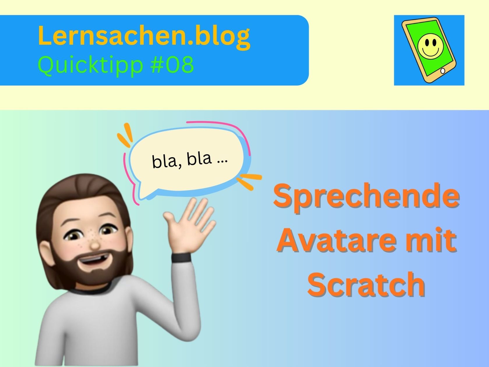 Sprechende Avatare mit Scratch – LernSachen